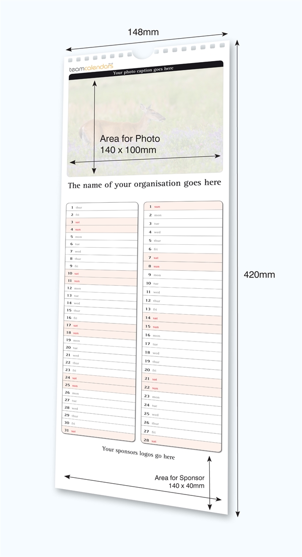 Calendar Printing by TeamCalendars - UKs Leading Calendar Printers ...