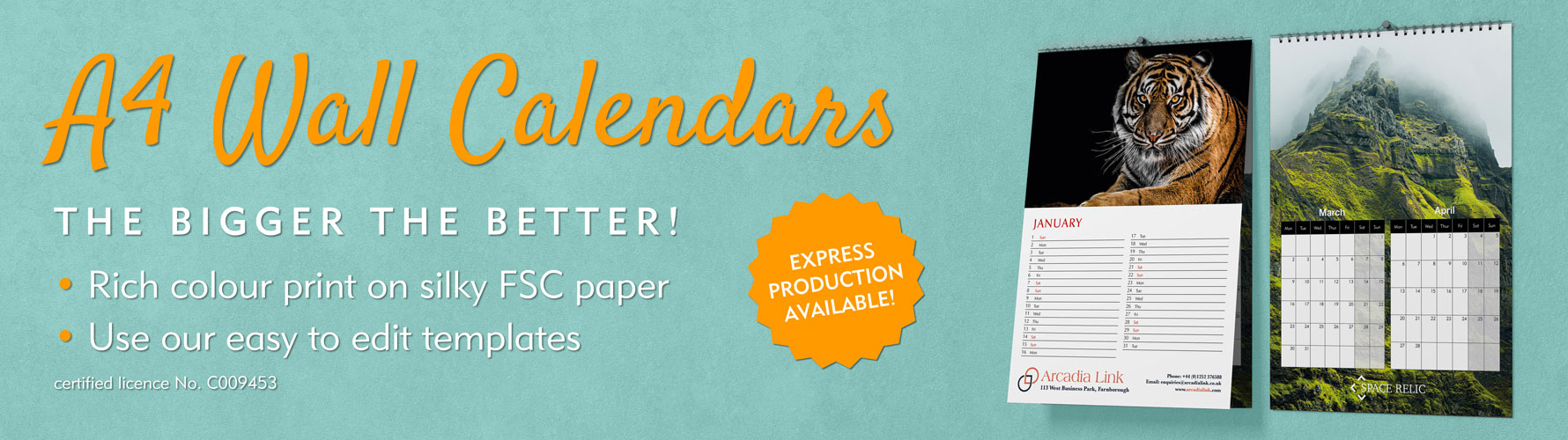 Calendar Printing by TeamCalendars - UKs Leading Calendar Printers-13 ...